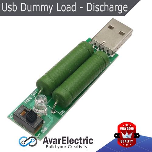 Jual USB Dummy Load Resistor 1A 2A Tester Charger Powerbank Discharge ...