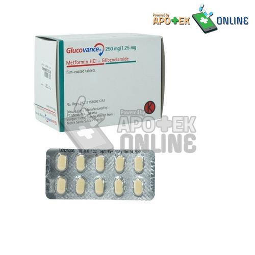 Jual GLUCOVANCE 250/1.25 MG 1 STRIP 10 TABLET - Kota Depok - Apotek ...