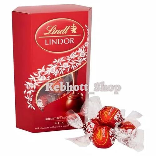 Jual Lindt Lindor Swiss Milk Chocolate 200gr | Lind Lindor Cokelat Susu ...