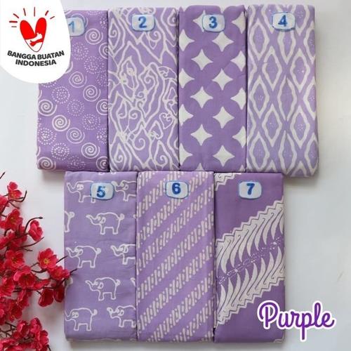Jual Jarik / Jarit / Kain Batik Cap Garutan Premium Modern Ungu ...