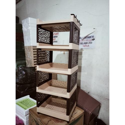 Jual Rak Baju Portable Plastik Rak Baju Serbaguna Lemari Pakaian ...