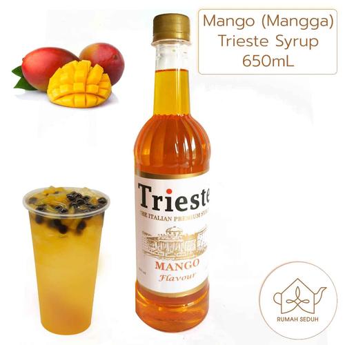 Jual 650mL Sirup Mangga merk Trieste - Mango Italian Premium Syrup ...