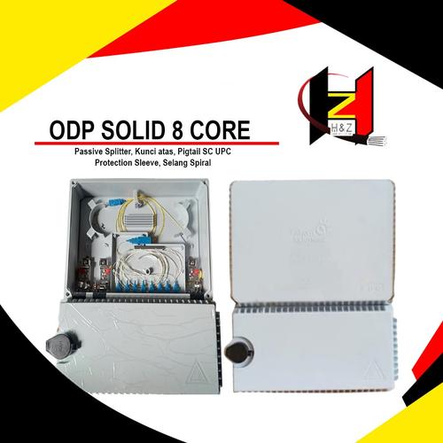 Promo ODP Solid 8 Core Lengkap Dengan Spliter 1:8/Odp Solid Lengkap ...