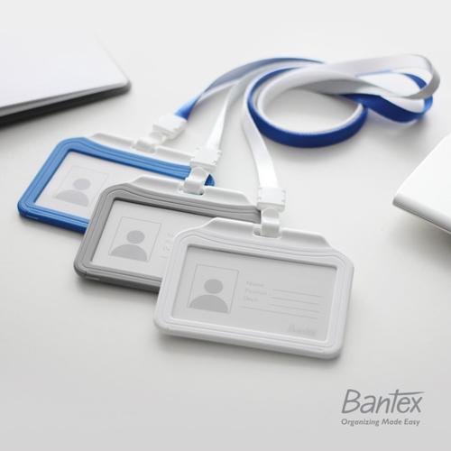 Promo Bantex Dual Side ID Card Holder Lanyard Landscape #8880 - Kota ...