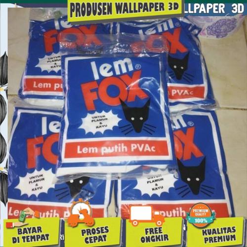 Jual Lem wallpaper dinding, lem untuk wall banner, lem putih 350 grm ...