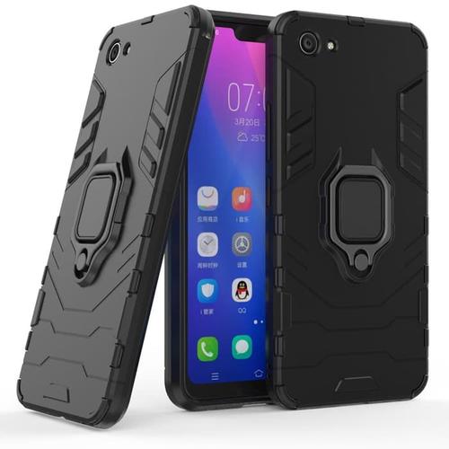 Jual OPPO A39 A57 Black Panther Slim Hybrid Rugged Stand Ring Armor ...