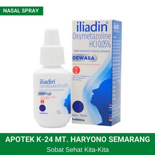 Jual Iliadin Spray Dewasa 0,05% 10ML / Obat Semprot Hidung Rhinitis ...