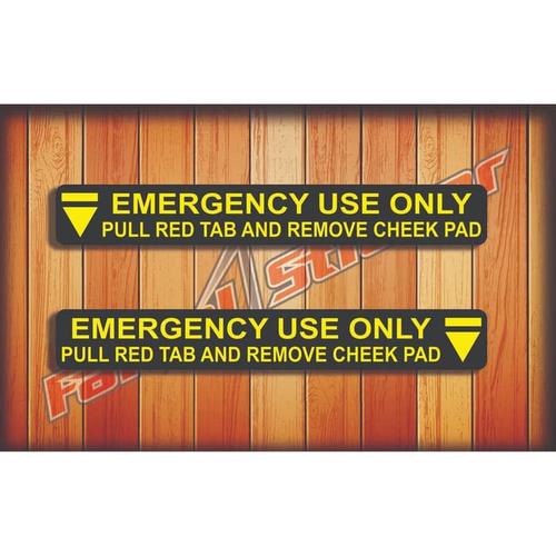 Jual stiker helm sticker helmet emergency use only - Jakarta Timur ...