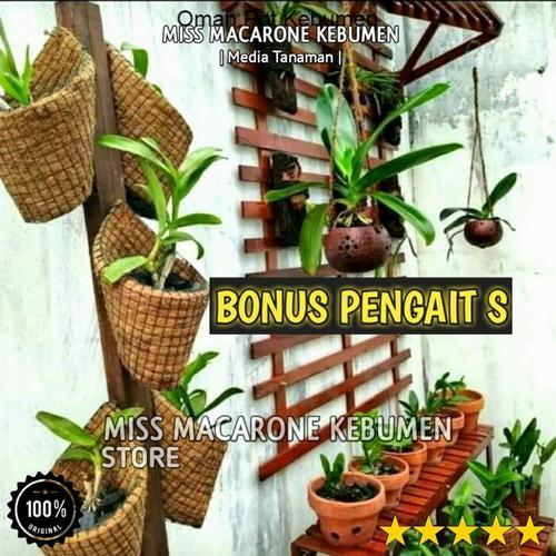 Jual pot bunga anggrek sabut kelapa kerucut - Kab. Kebumen - Omah Pot ...