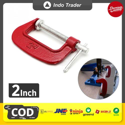 Jual Ragum Clamp C Penjepit Besi atau Kayu Dan Benda Lainnya Catok Klem ...