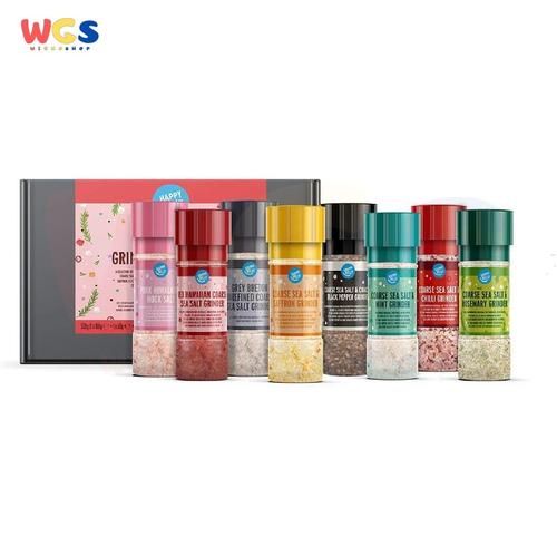 Jual Happy Belly Fusion Sea Salts Grinder Assortment 60g x 8 btl ...