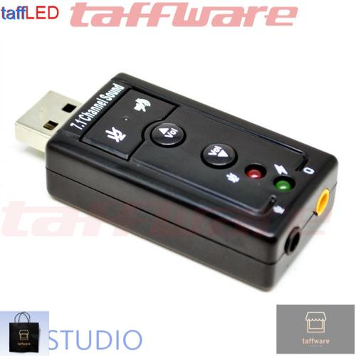 Jual Taffware USB 7.1 Channel Sound Card Adapter - TC-03 - Hitam ...