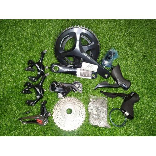 Jual Groupset GS grupset Shimano Sora R3000 2 x 9 speed Full group set ...