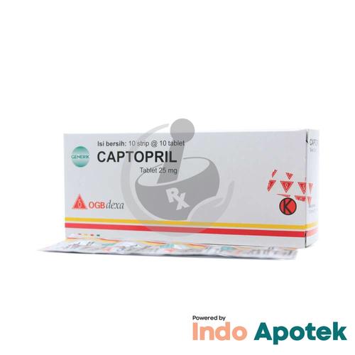 Promo CAPTOPRIL 25MG 1 STRIP 10 TABLET DEXA - Jakarta Barat - Apotek ...