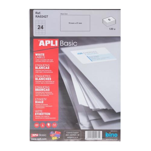 Jual Apli Basic White Labels A4 Square (1 Pak Isi 5 Lembar) - Kota ...