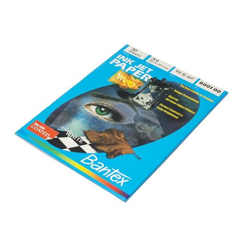 Promo Bantex Matt Coated Ink Jet Photo Paper A4 & A3 #8001 - A4 60 ...