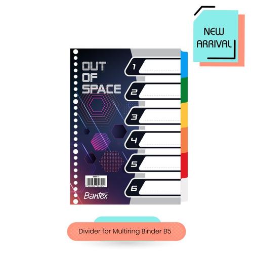 Promo Bantex Loose Leaf B5 (6 Dividers) #8609 - Galaxy Space - Kota ...