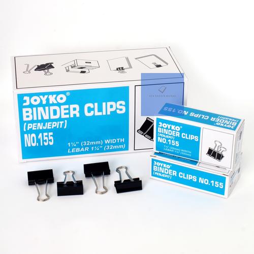 Jual GROSIR!!! Joyko Binder Clip No. 155 / Penjepit 32 mm (12 pcs) - Kota Tangerang - Atk Grosir ...