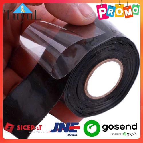 Jual Plester Lakban Isolasi Pipa Ledeng Anti Bocor Waterproof - Hitam ...