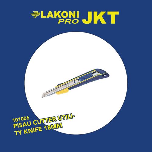 Jual 101006 LAKONI PRO PISAU CUTTER UTILITY KNIFE 18MM - Jakarta Timur ...