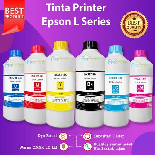 Jual Tinta Epson 1 Liter Refill Printer L110 L120 L210 L220 L300 L310 ...
