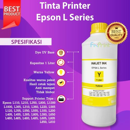 Jual Tinta Epson 1 Liter Refill Printer L120 L355 L360 L365 L380 L385 ...