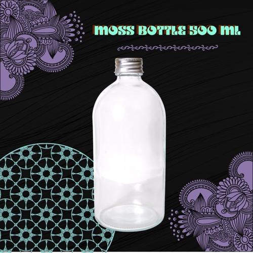 Jual MOSS Glass Bottle 500 mL | Botol Kaca Tutup Stainless - Jakarta ...