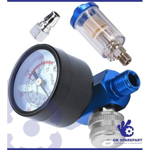 Jual Spray Gun Regulator Set Komplit Regulator, seperator oli dan ...