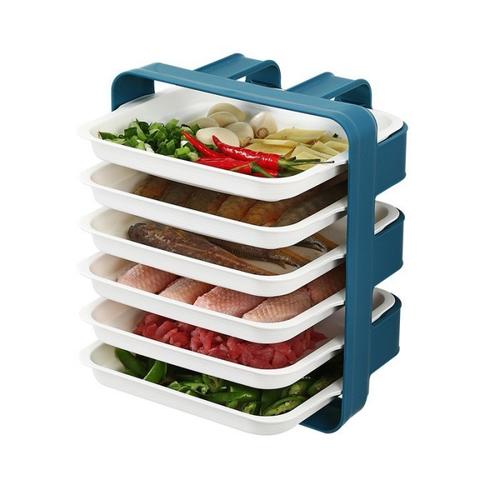 Jual Rak Sayur 6 Susun Kitchen Food Rack Rak Dapur - Biru - Kab ...