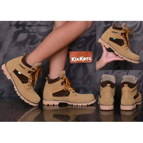 Jual sepatu boots wanita boot cewek kickers safety gunung murah ...