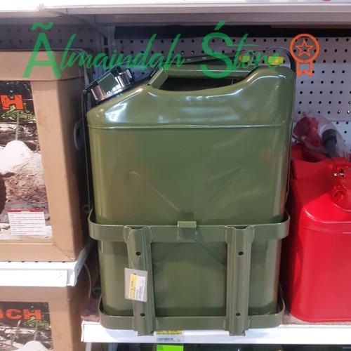Jual jerigen besi krisbow / steel jerrycan / oil tank kapasitas 20 ltr ...