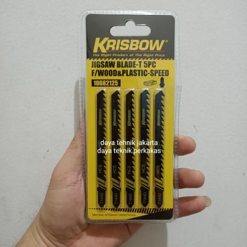 Jual Krisbow mata jig Saw T 144D for wood mata gergaji kayu jigsaw ...