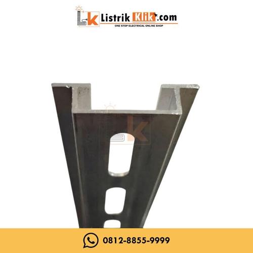 Jual FORT Rell MCB / Din Rell Alumunium 2 Fungsi Tebal 1,1mm - 1 Meter ...