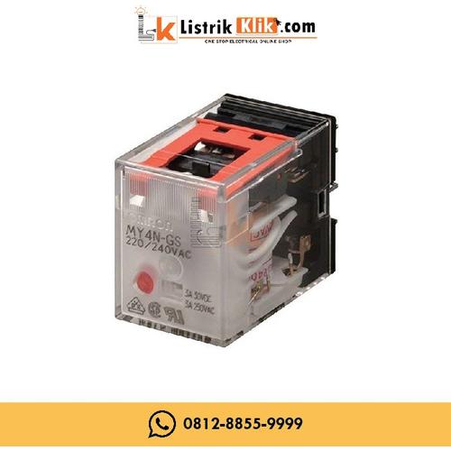 Jual OMRON Relay MY4N-GS 220VAC - 24VDC / MY4NGS - 220VAC - Kab ...