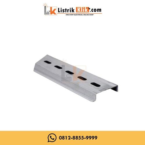 Jual FORT Rell MCB / Din Rell Alumunium 1 Fungsi Tebal 1,1mm - 1 Meter ...