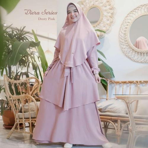 Jual Set Gamis Khimar - Diera by Tachi Syari - Busui Modern Terbaru ...