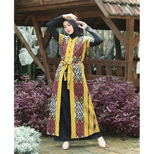 Jual blazer tenun - outer tenun - baju tenun - baju pesta - baju ...