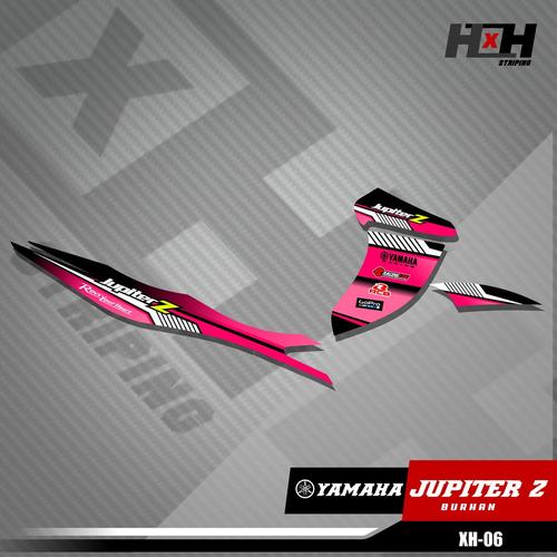 Jual Sticker Striping Jupiter Z BURHAN-Variasi Motor Jupiter Racing XH ...