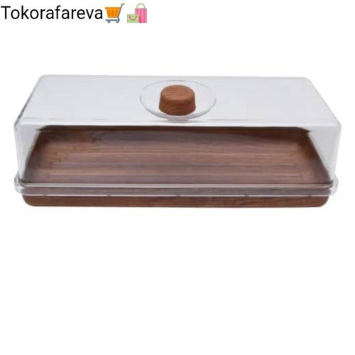 Jual Baton nampan tempat roti dan kue motif kayu panjang - Kota ...
