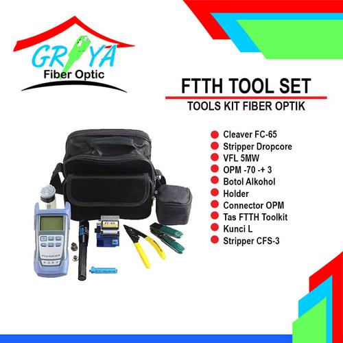 Promo Toolkit FTTH / FTTH Tool Set Alat Kerja Fiber Optik - Kab ...