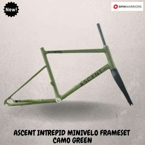 Promo Frame Sepeda - Ascent Intrepid Minivelo Frameset - Camo Green ...