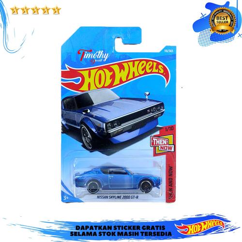 Jual Hot Wheels Nissan Skyline 2000 GTR Biru Timothy Diecast - Kota ...