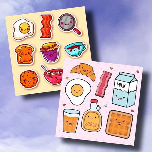 Jual sticker aesthetic food by giftproject.id - A - Kab. Kediri - GIFT ...