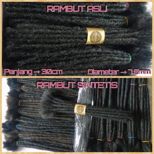 Jual Rambut Gimbal Asli / Dreadlocks / Dreadlock / Rambut Sambungan ...