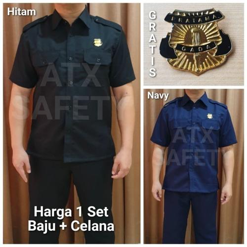 Jual Baju Security Seragam Security Setelan Safari Baju Supir ATX ...