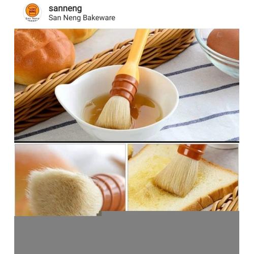 Jual Sanneng SN4117 Wool Pastry Brush - Round / Kuas Kue Roti Wool 2 ...