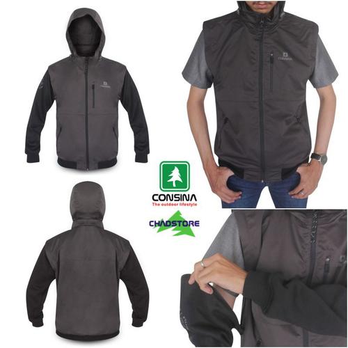 Promo Jaket Consina Nordland Rompi Wind Breaker - Hitam, S - Kab ...