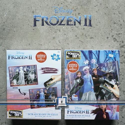 Jual Prime 3D FROZEN 2 Scratch Off Puzzle Elsa Anna Olaf Kristoff 63pcs ...
