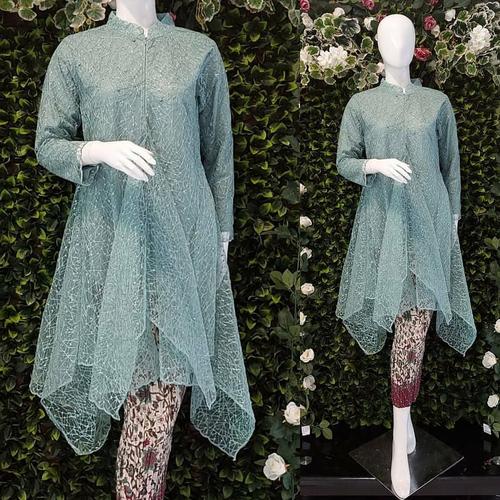 Jual Set Kebaya Pesta Mewah Tina Original Brand by Ocean Kebaya - Abu ...