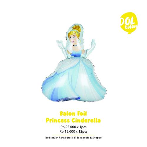 Jual Balon Foil Princess Cinderella Jumbo - Kota Semarang - Dol Balon ...